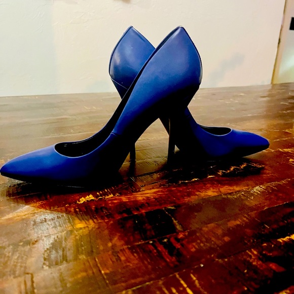 Steve Madden | Shoes | 95 Royal Blue Steve Madden Heel | Poshmark